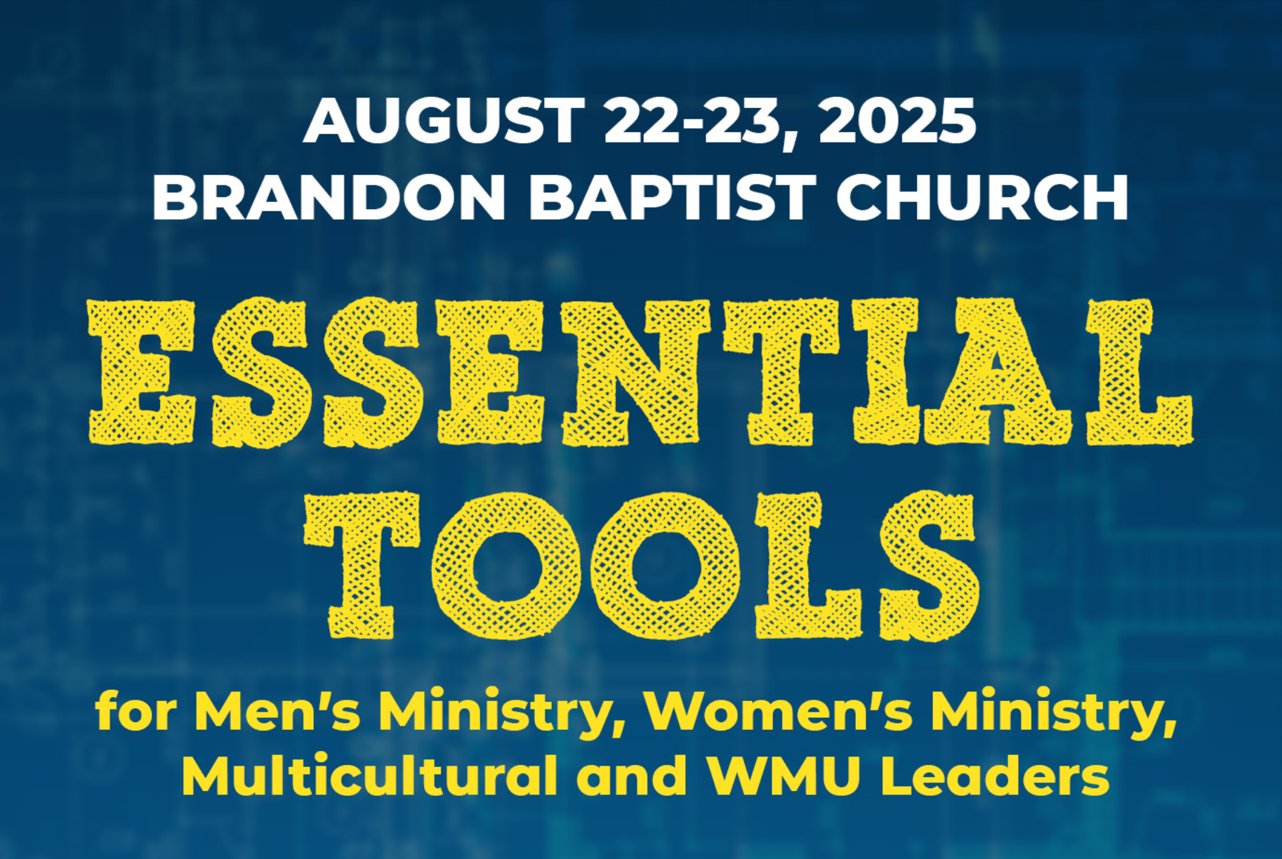 Equipping Leaders - Mississippi Baptist Convention Board